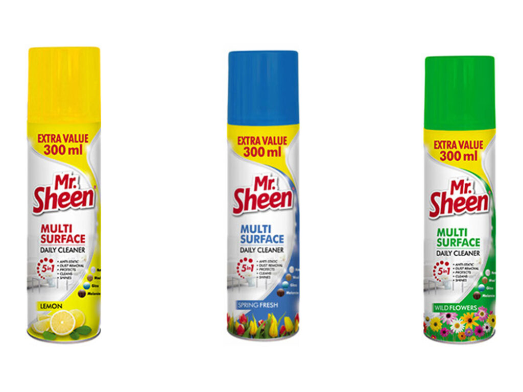 Mr Sheen Multi Surface Daily Cleaner 300ml – Mix value pack – 3 per ...